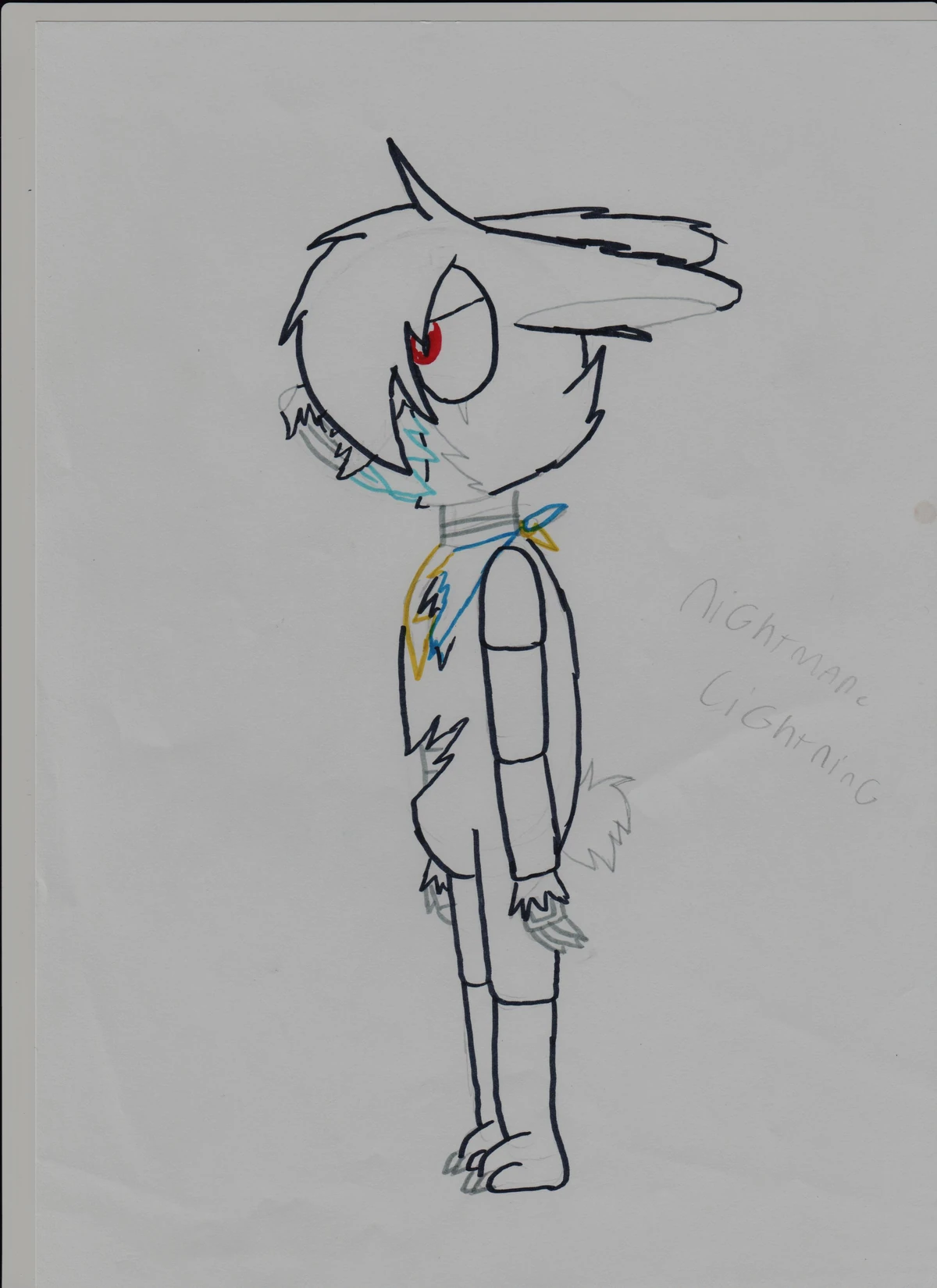 Nightmare Lightning the rabbit | IttyBittyCiss Wiki | Fandom