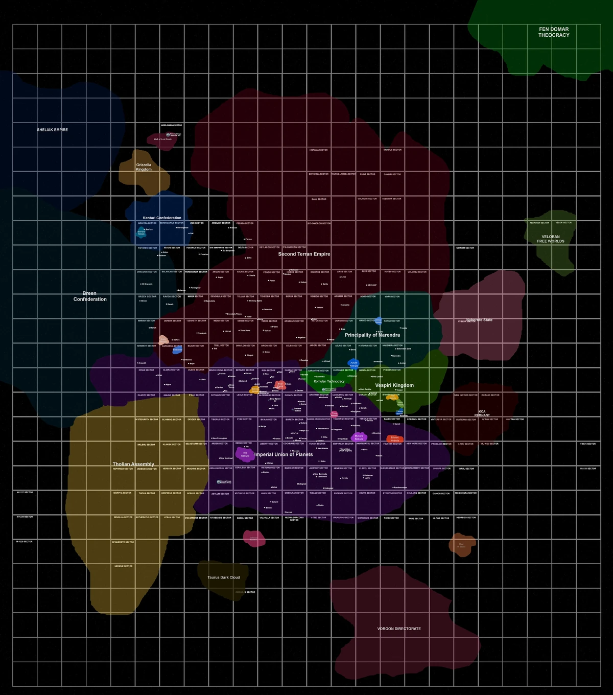 Prime Universe Map | Imperial Union of Planets Wiki | Fandom