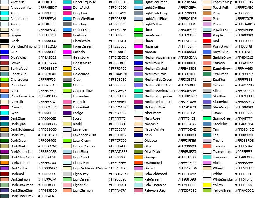 Style Guide/Colors | J-Drama Wiki | Fandom