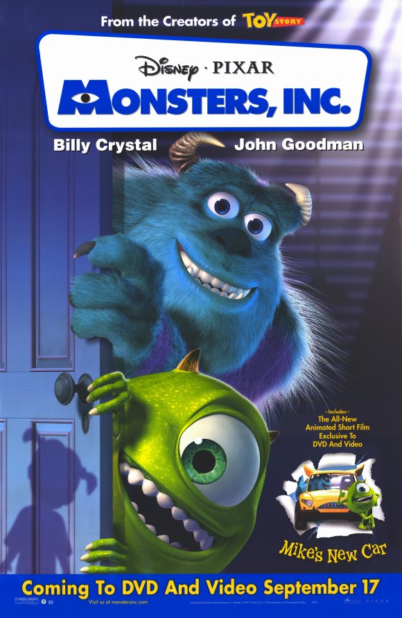 Monsters, Inc. | Jack Miller's Webpage of Disney Wiki | Fandom