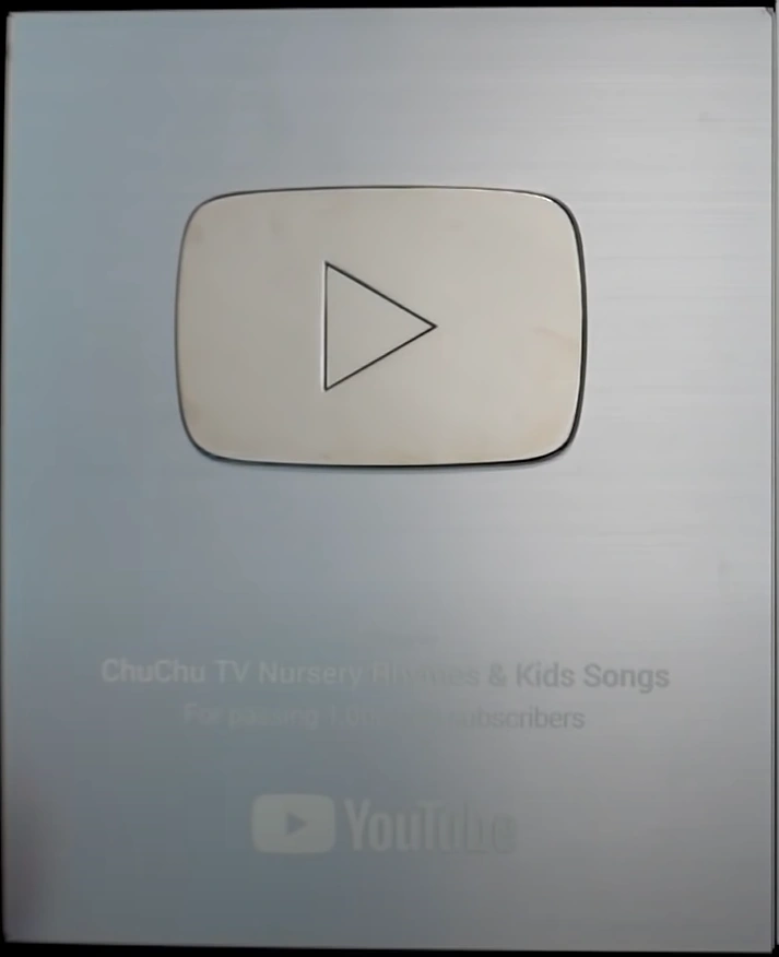 Fake ChuChu TV Play Button | Jack's Play Buttons Wiki | Fandom
