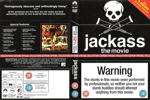 Jackass The Movie Dvd
