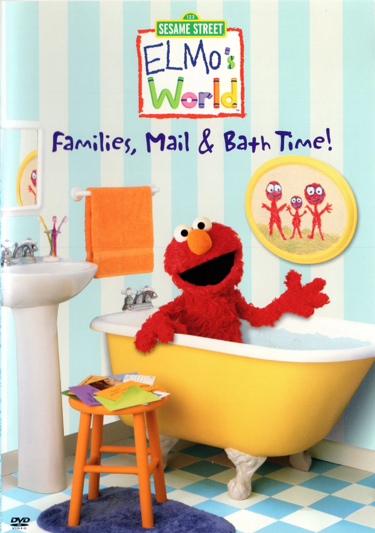 Elmo's World Families Mail And Bathtime 2004 DVD | Jackson Doll's Media ...