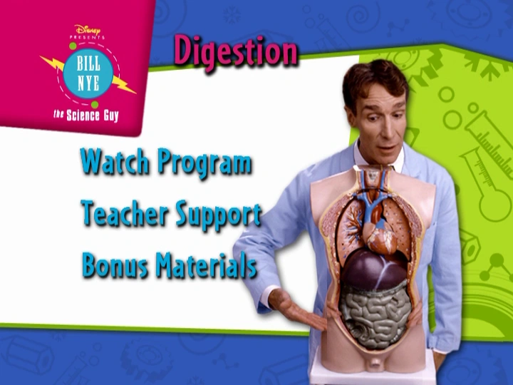 Bill Nye the Science Guy: Digestion (Classroom-Edition DVD)/Gallery | Jackson Doll's Media ...