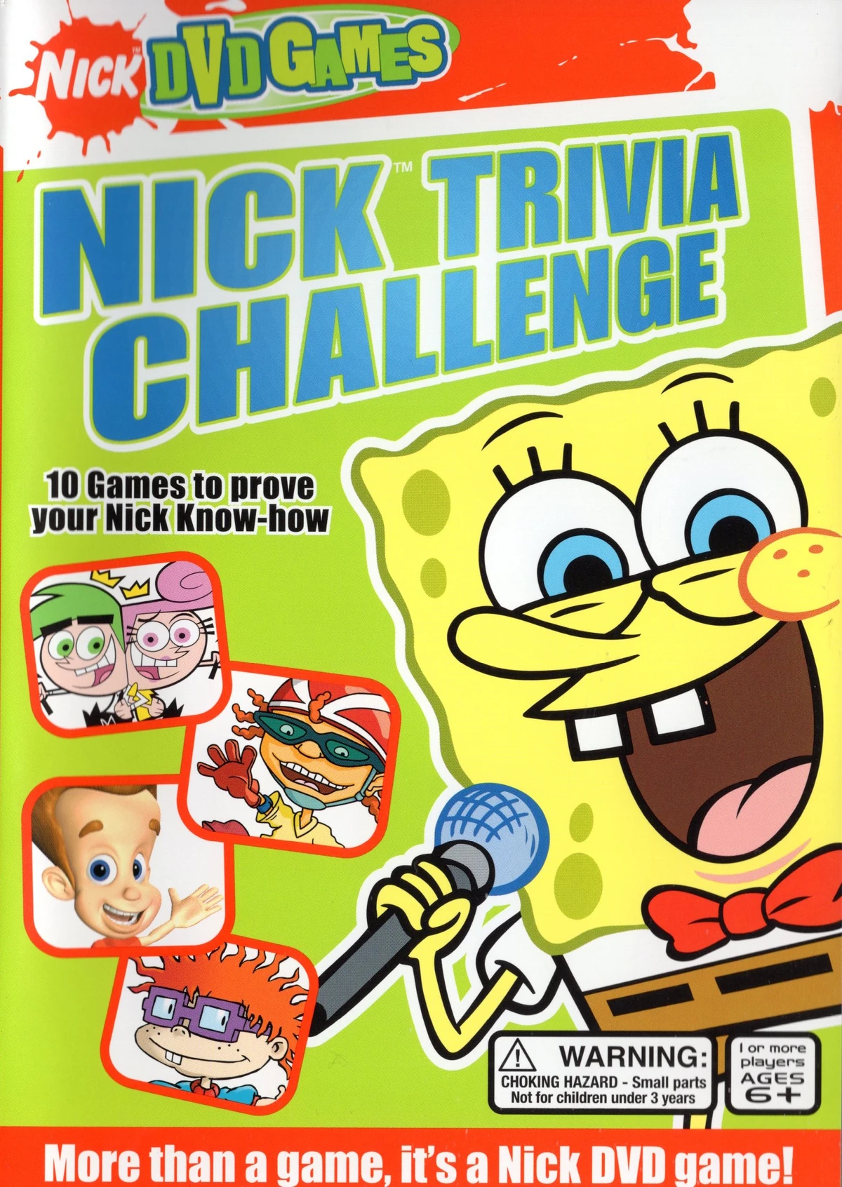 Nick Trivia Challenge 2004 DVD/Gallery | Jackson Doll's Media Library ...