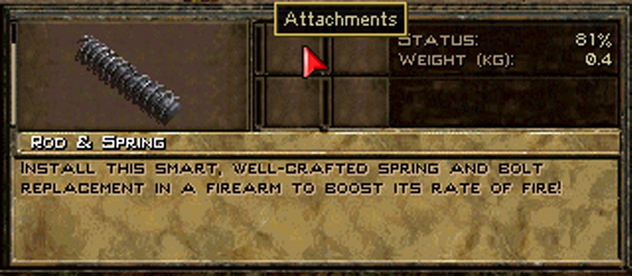 Spring & Bolt Upgrade | Jagged Alliance Wiki | Fandom