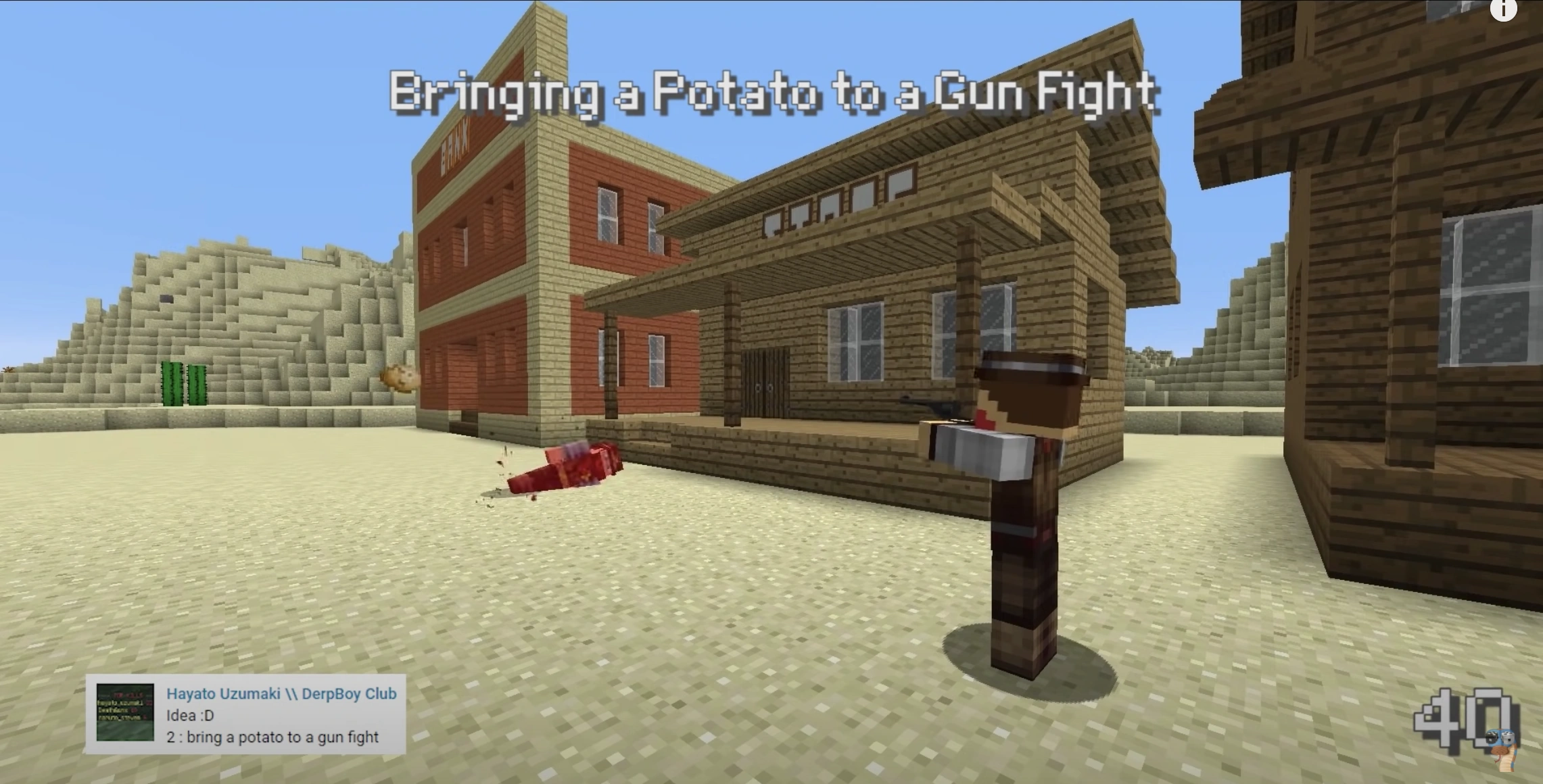 Minecraft Potato Gun