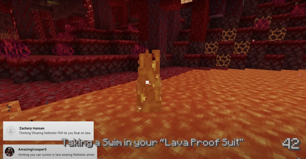 Taking a Swim in your "Lava Proof Suit" | Jake eyes Wiki | Fandom
