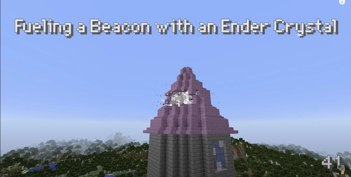 Fueling a Beacon with an Ender Crystal | Jake eyes Wiki | Fandom