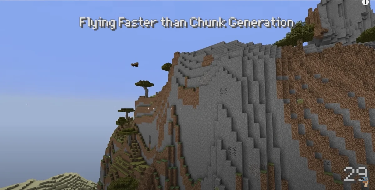 Flying Faster than Chunk Generation | Jake eyes Wiki | Fandom