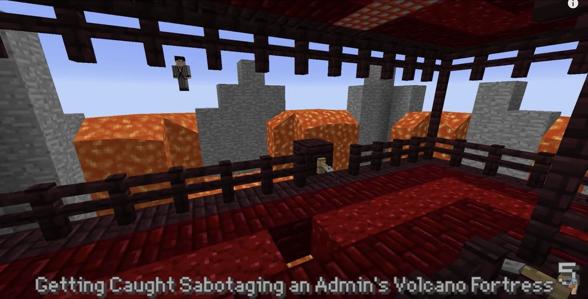 Getting Caught Sabotaging an Admin's Volcano Fortress | Jake eyes Wiki ...