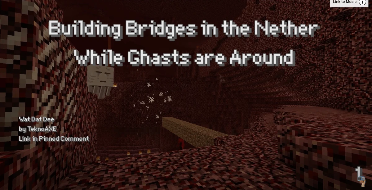 Building Bridges in the Nether While Ghasts are Around | Jake eyes Wiki ...
