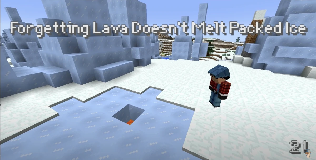 Forgetting Lava Doesn't Melt Packed Ice | Jake eyes Wiki | Fandom