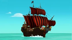 Jolly Roger Pirate Ship Jake Jake And The Never Land Pirates: Hook's