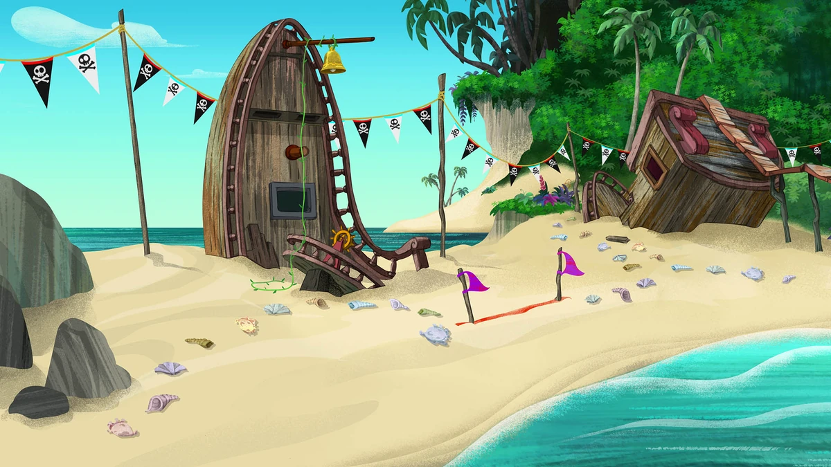 Shipwreck Beach/Gallery | Jake and the Never Land Pirates Wiki | Fandom