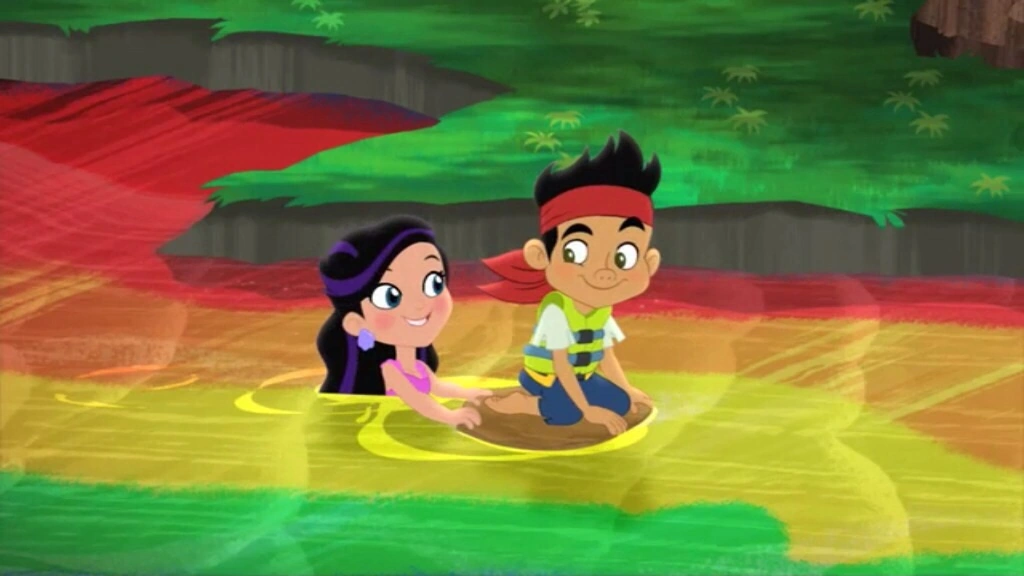 Jake And The Neverland Pirates Izzy And Jake Kiss