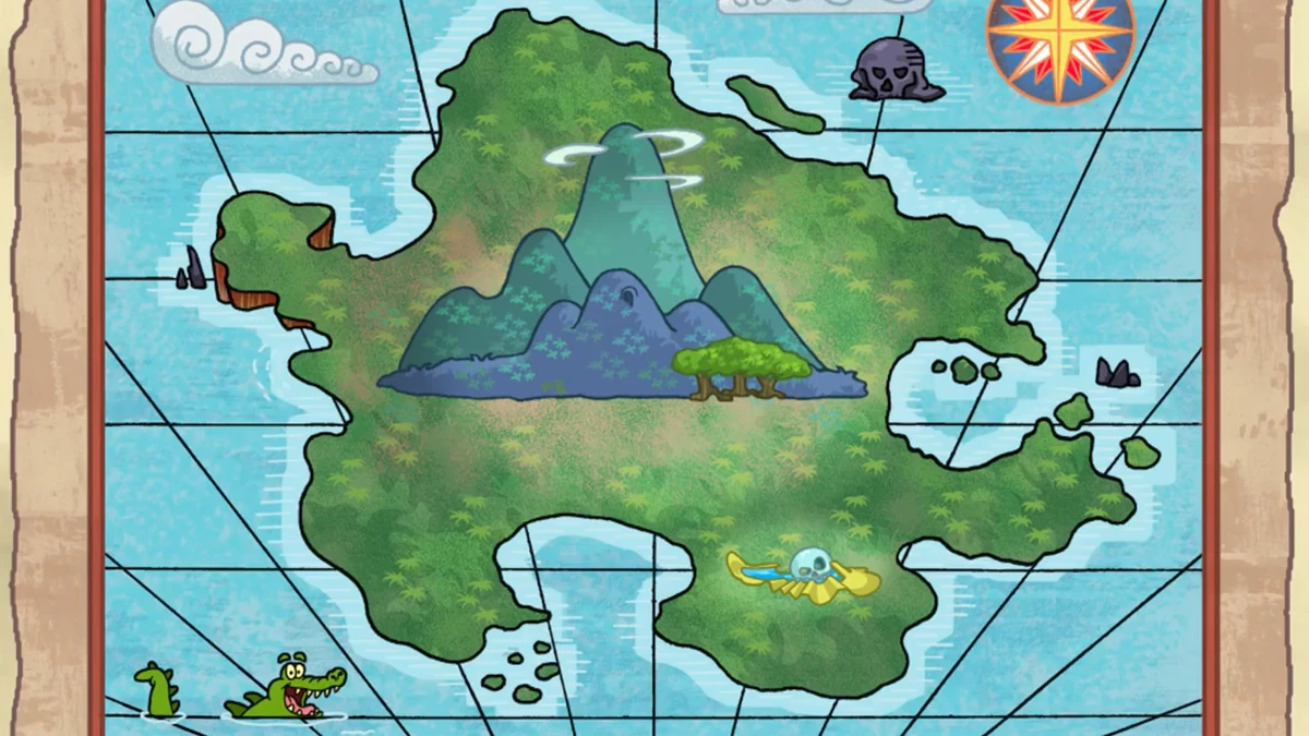 Jake And The Neverland Pirates Cubbys Map Neverland Pirates Cubby Map