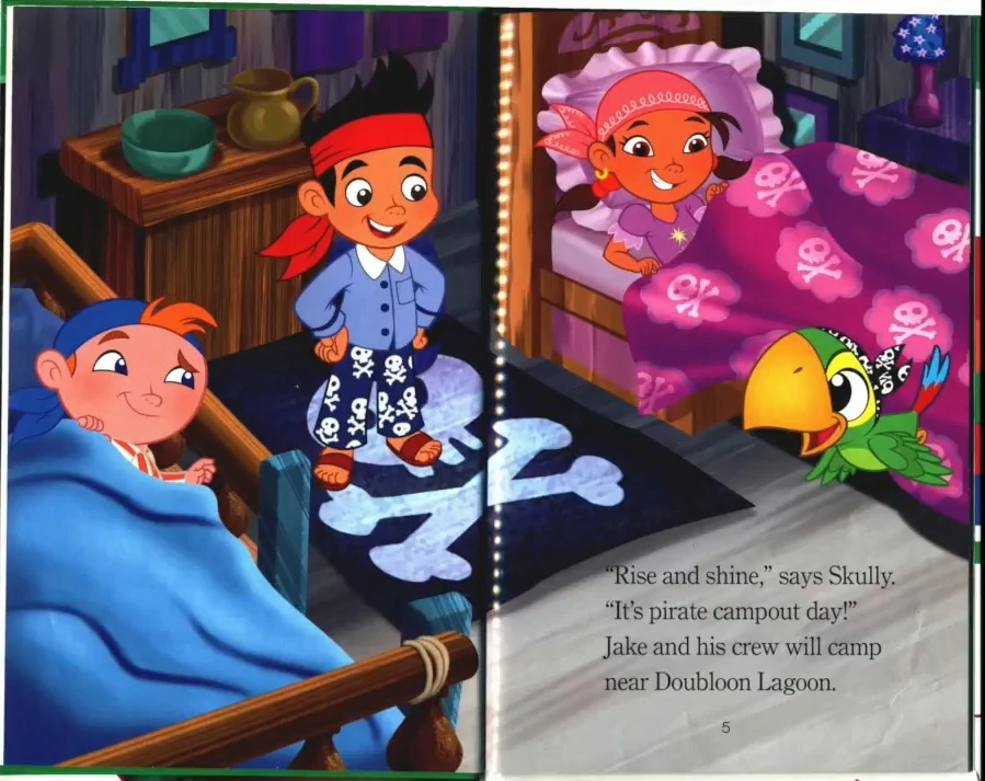 World of Reading: Jake and the Never Land Pirates Pirate Campout: Level ...