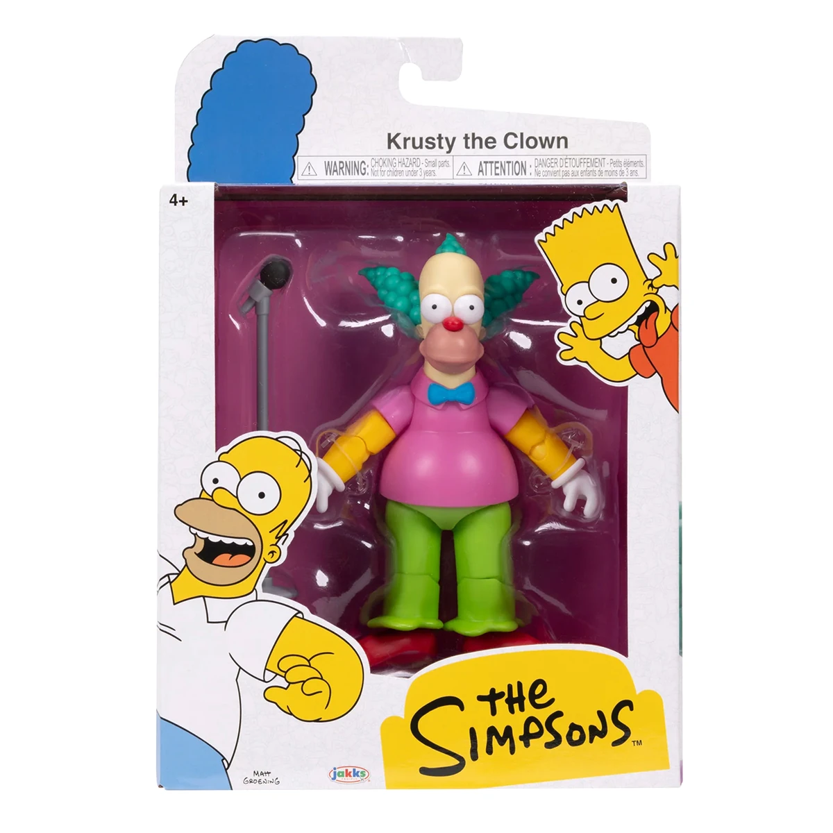 5" Krusty the Clown | Jakks Pacific Simpsons Figure Wiki | Fandom