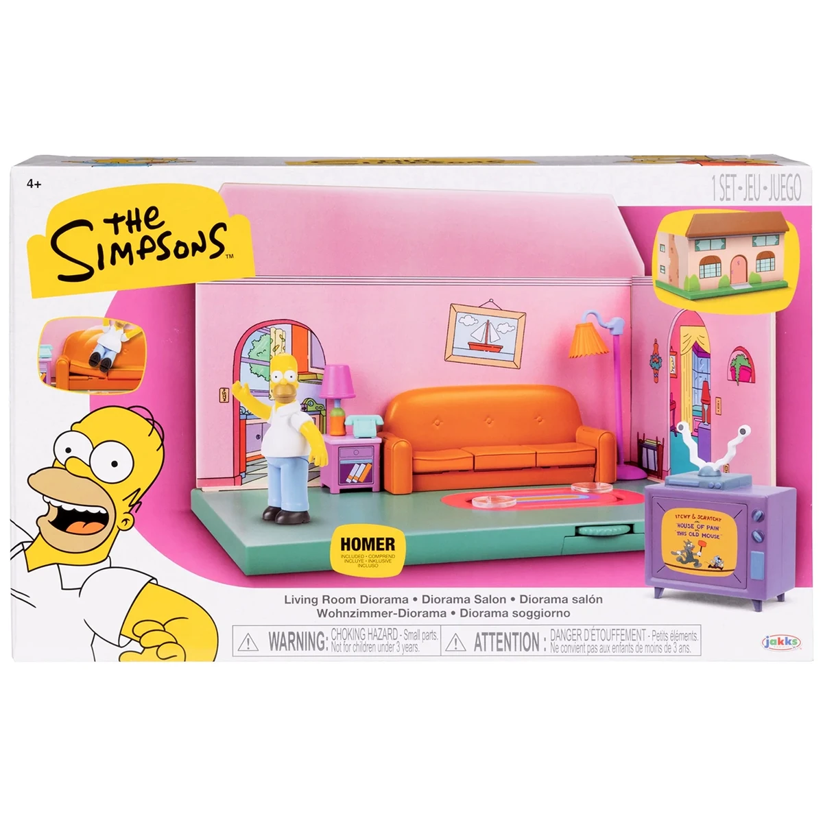 2.5" Diorama: Living Room | Jakks Pacific Simpsons Figure Wiki | Fandom