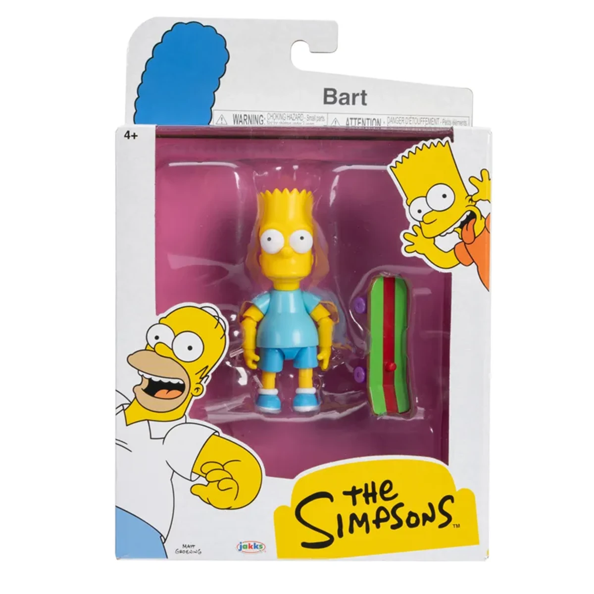 5" Basic Figure: Wave 4 - Bart | Jakks Pacific Simpsons Figure Wiki ...