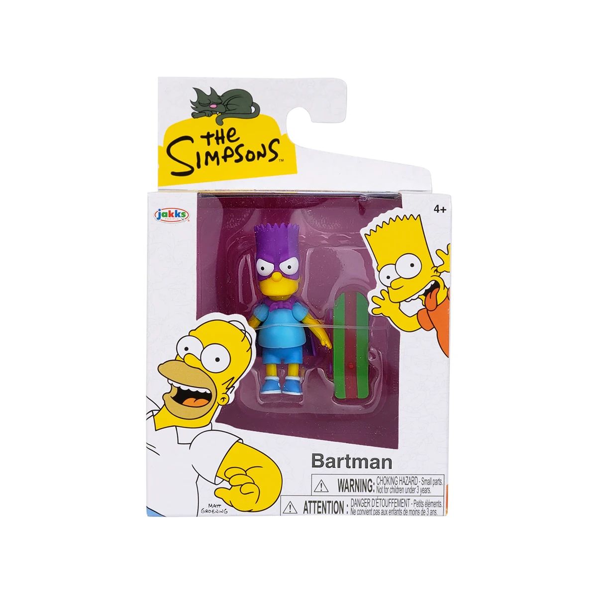 2.5" Basic Figure: Exclusive - Bartman | Jakks Pacific Simpsons Figure ...