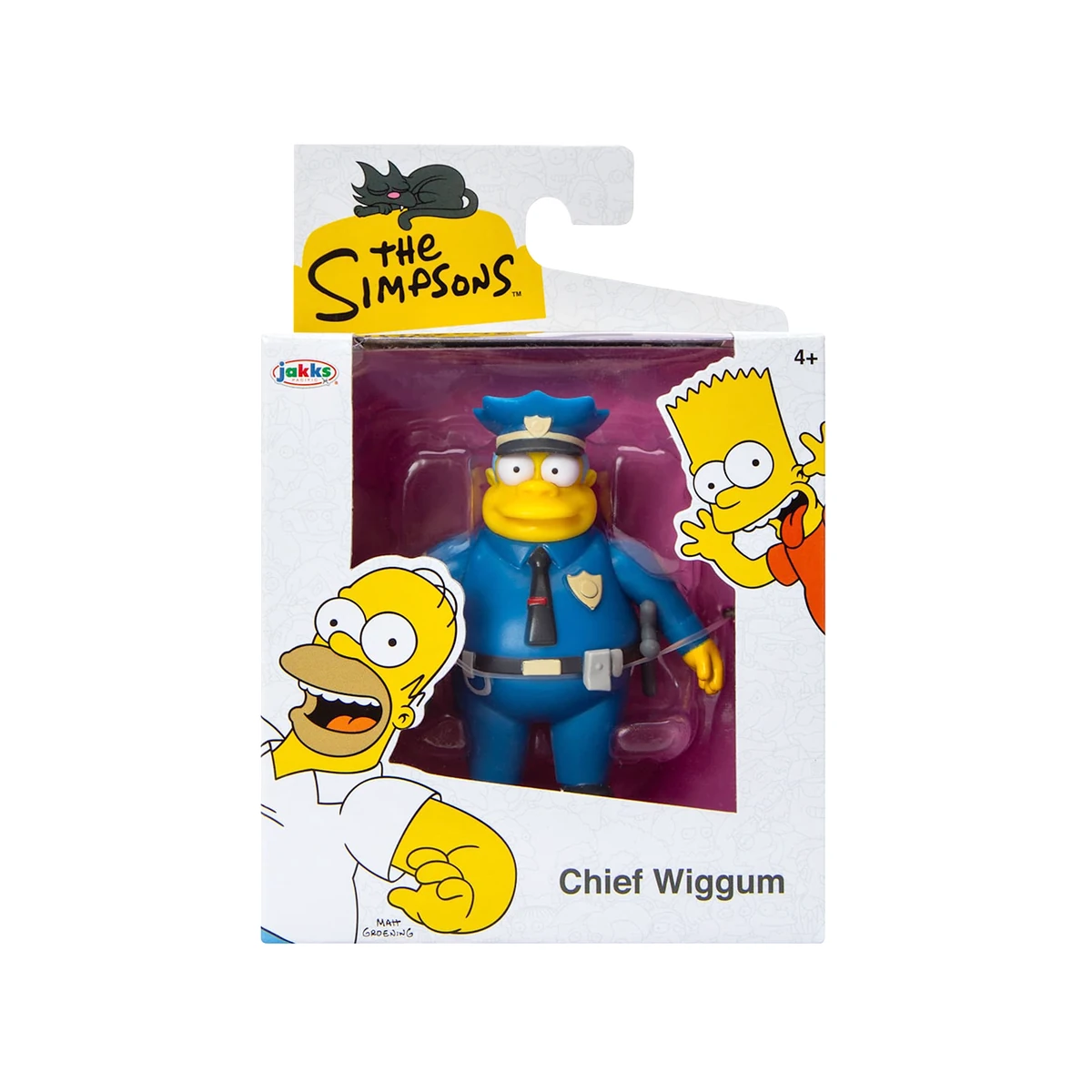 2.5" Basic Figure: Wave 1 - Chief Wiggum | Jakks Pacific Simpsons ...