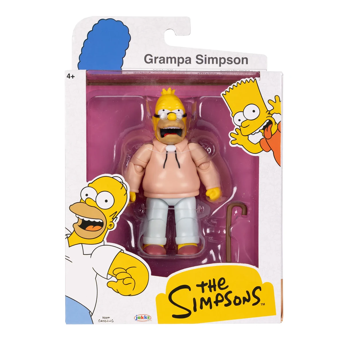 5" Basic Figure: Wave 5 - Grampa Simpson | Jakks Pacific Simpsons ...