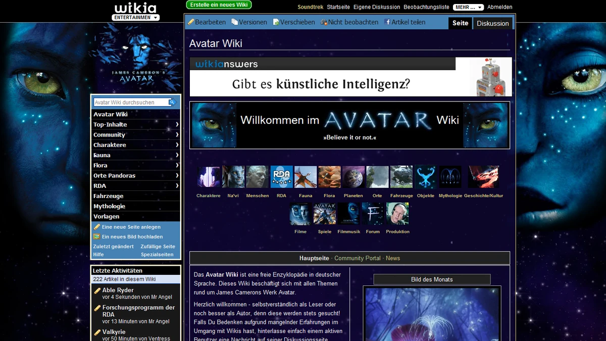 Avatar Wiki:Community Portal | Avatar Wiki | Fandom
