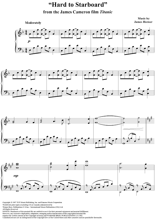 Hard to Starboard (song) | James Cameron's Titanic Wiki | Fandom