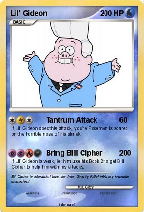 Lil' Gideon (Pokemon) | Jamilbabayevcards Wiki | Fandom
