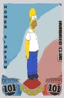 Homer Simpson (Hundred Club) | Jamilbabayevcards Wiki | Fandom