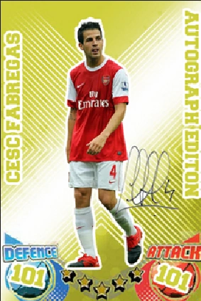 Cesc Fabregas (Autograph Edition) | Jamilbabayevcards Wiki | Fandom