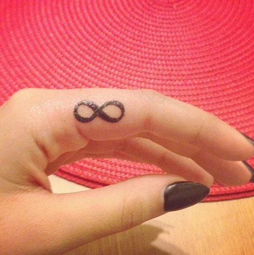 Infinity Tattoo Finger