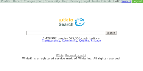 フォーラム:Wikia search 一般公開開始! | コミュニティセントラル | Fandom