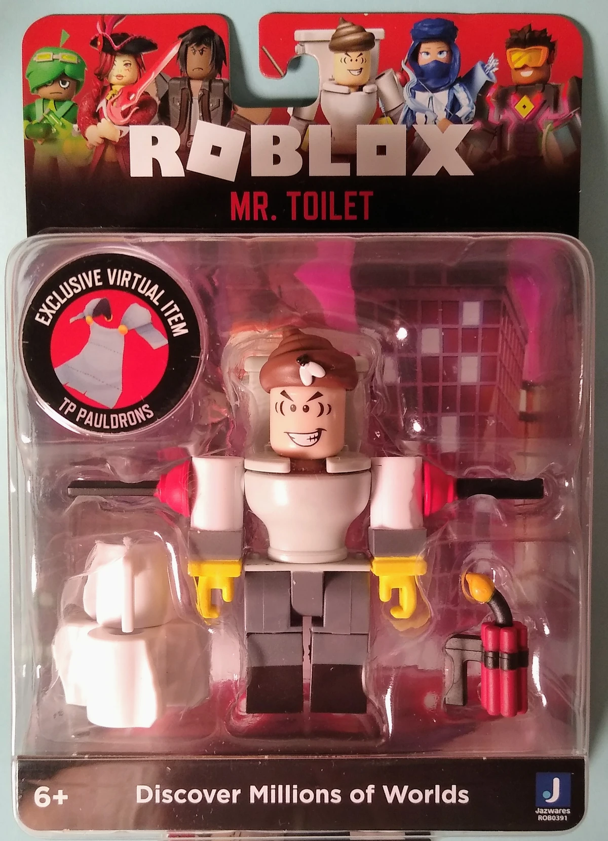 Mr. Toilet | Jazwares Roblox Toys Wiki | Fandom