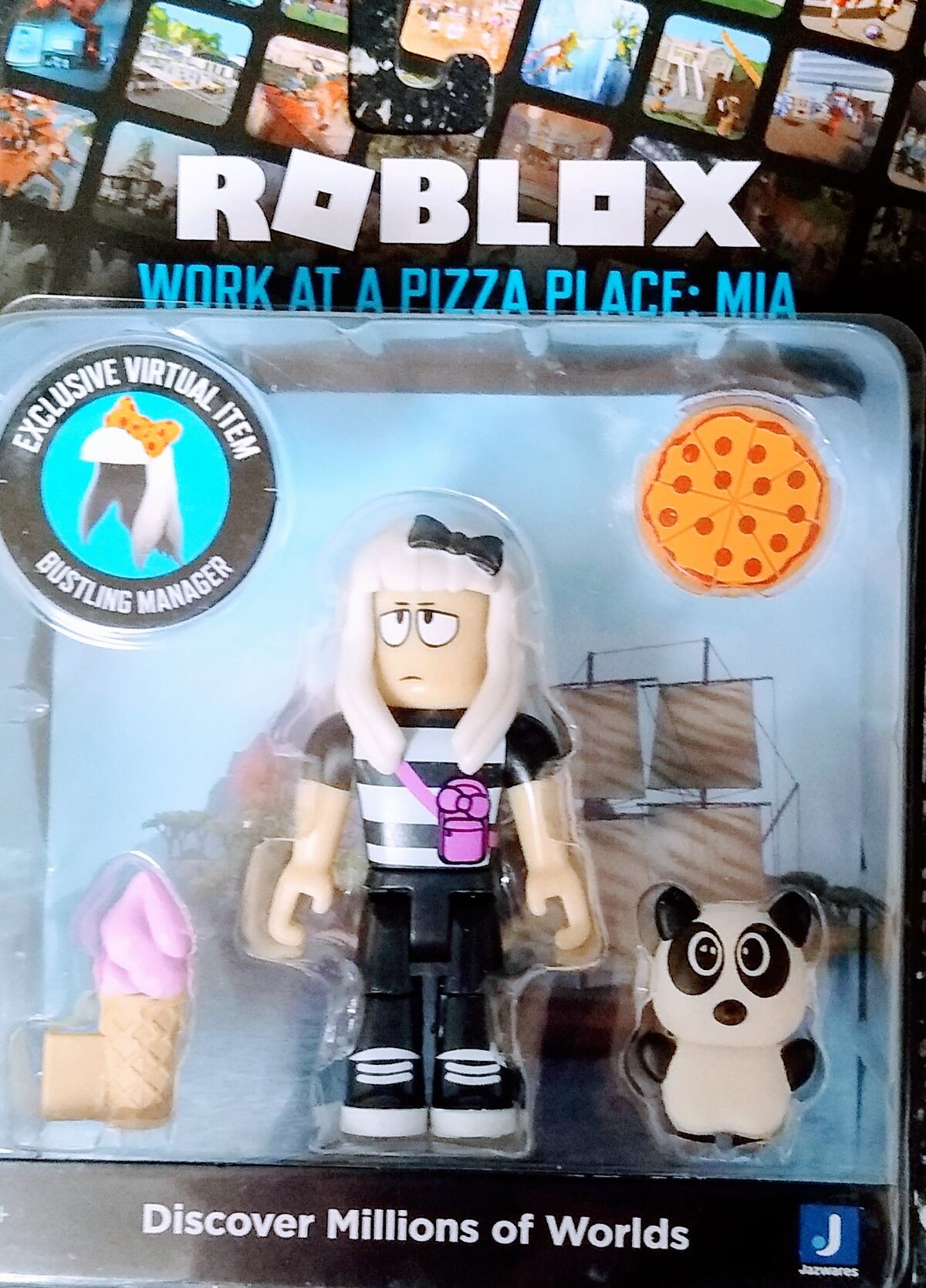 Work at a Pizza Place: Mia | Jazwares Roblox Toys Wiki | Fandom