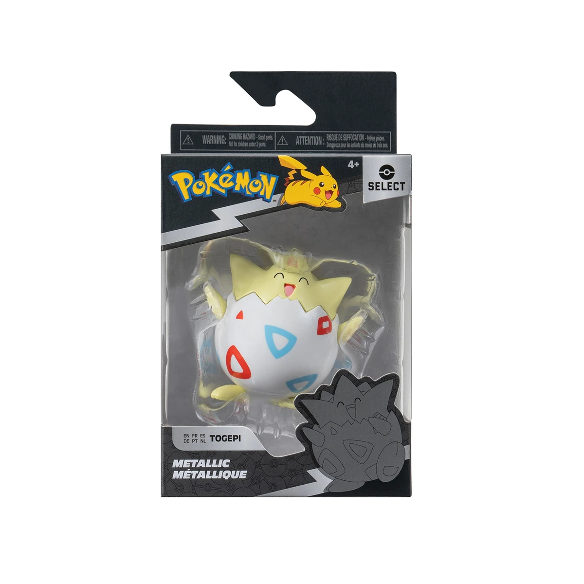 3" Select Metallic Figure: Wave 3 - Togepi | Jazwares Pokemon Figure ...