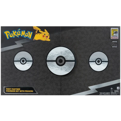 Battle Figure Multi-Pack: First Partner Pokémon Set with Pikachu ...