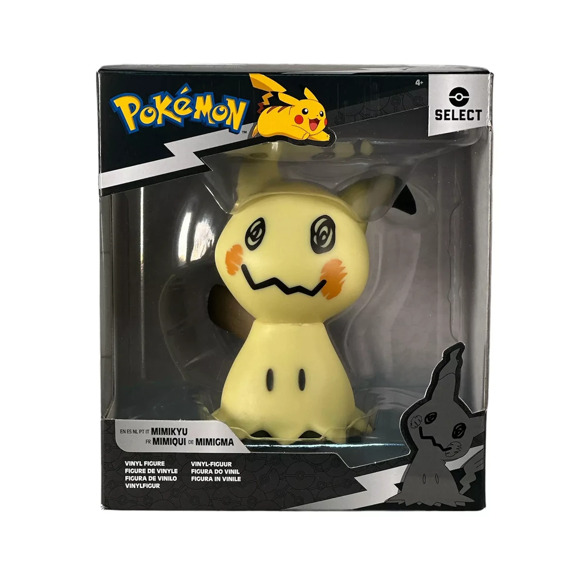 4" Select Vinyl Figure: US Wave 2 - Mimikyu | Jazwares Pokemon Figure ...
