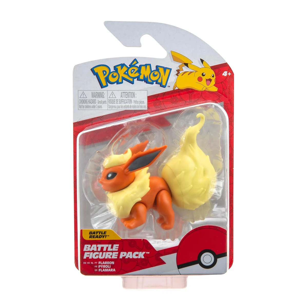2" & 3" Battle Figure Pack: Wave 10 - Flareon | Jazwares Pokemon Figure ...