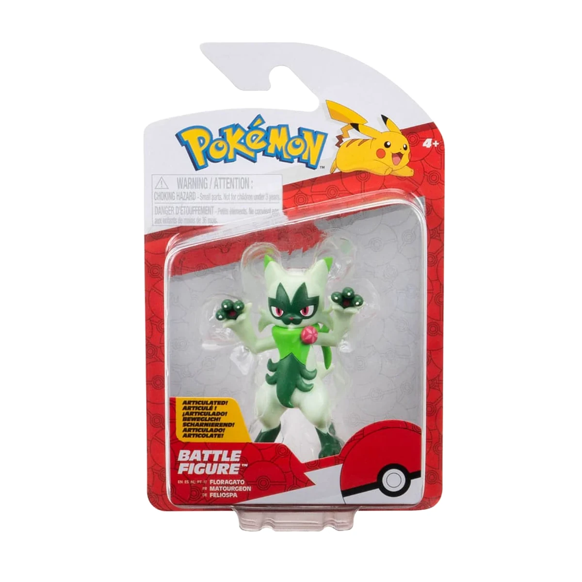 3" Floragato | Jazwares Pokemon Figure Wiki | Fandom