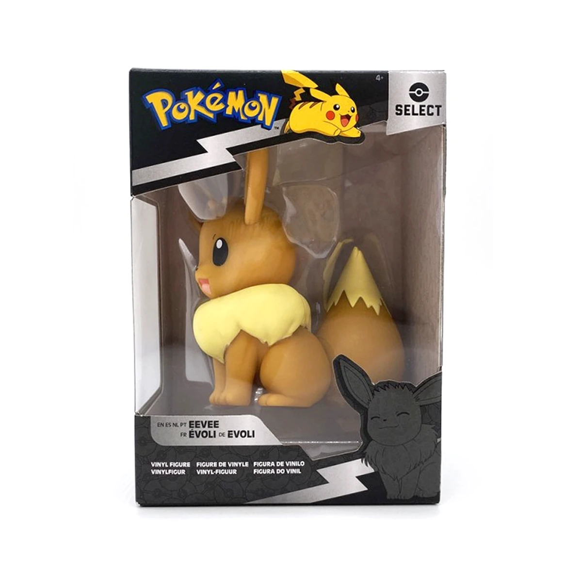4" Select Vinyl Figure: Wave 3 - Eevee | Jazwares Pokemon Figure Wiki ...