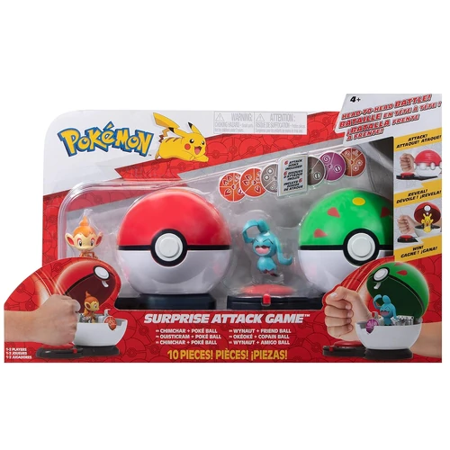 Surprise Attack Game Multi-Pack: Wave 3 - Chimchar & Wynaut | Jazwares ...
