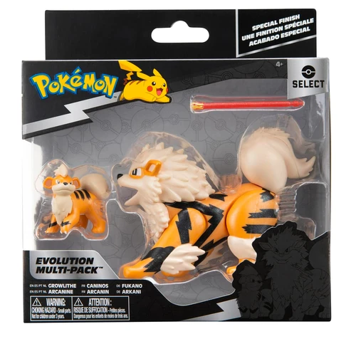 Select Evolution Multi-Pack: Growlithe Evolution Line | Jazwares ...