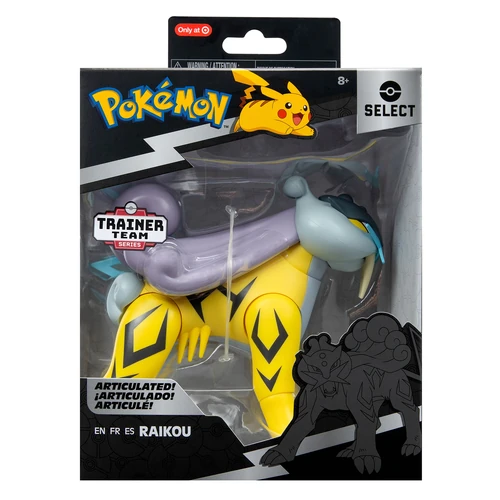 6" Select Super-Articulated Figure: Wave 6 - Raikou | Jazwares Pokemon ...