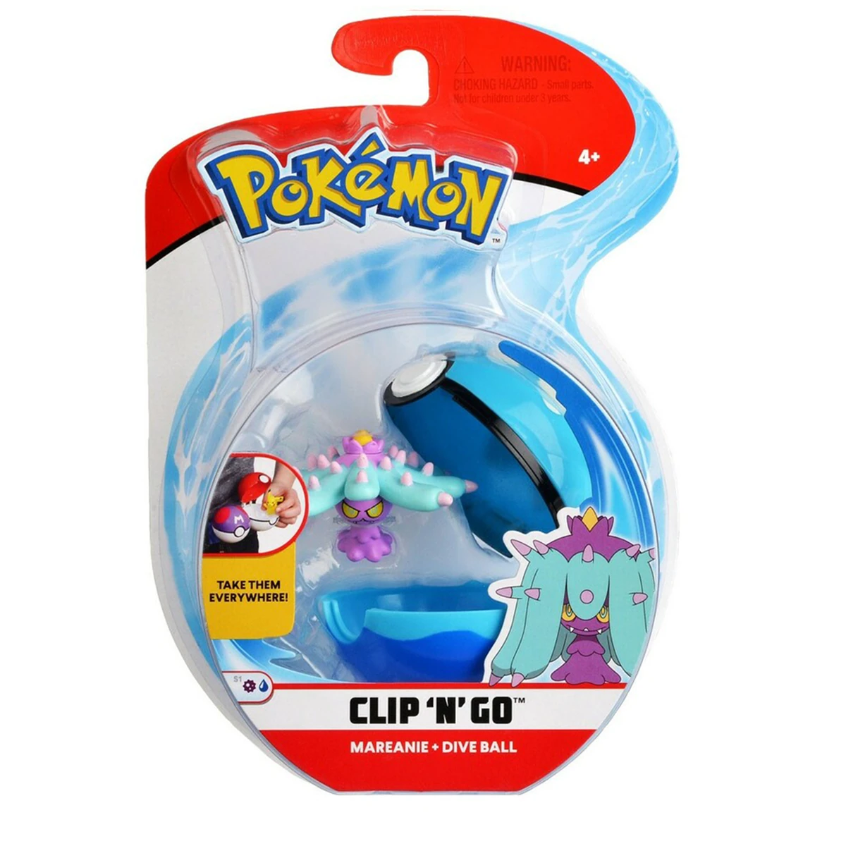 2" Mareanie | Jazwares Pokemon Figure Wiki | Fandom