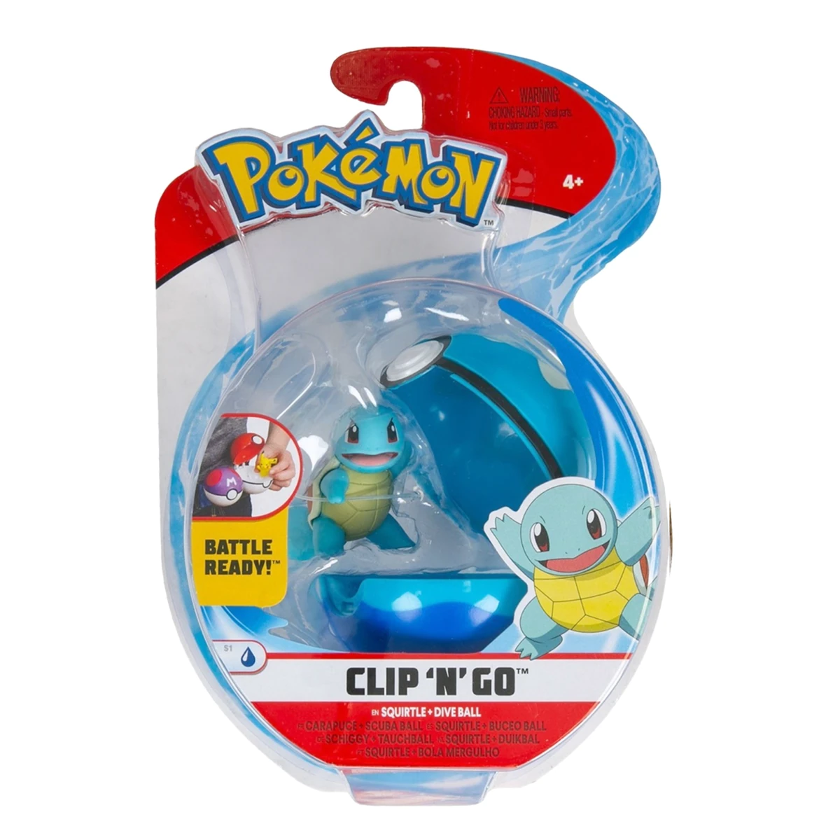 Clip 'N' Go: Wave 5 - Squirtle | Jazwares Pokemon Figure Wiki | Fandom