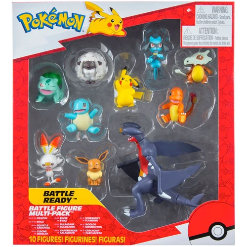 Battle Figure Multi-Pack: 10-Figures | Jazwares Pokemon Figure Wiki ...