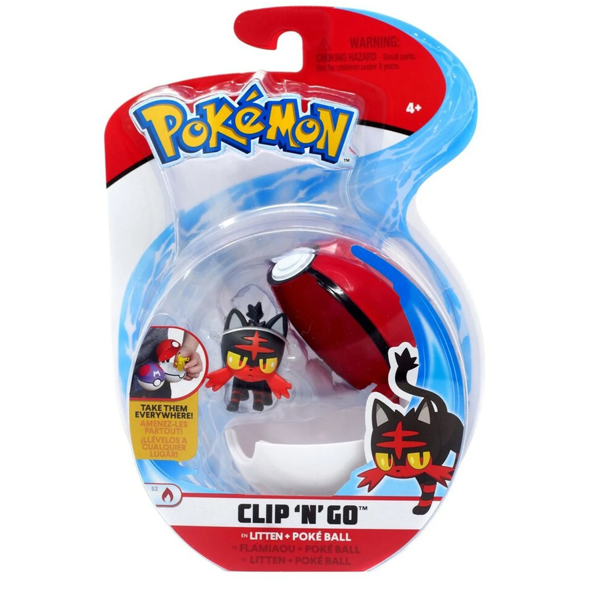 Clip 'N' Go: Wave 2 - Litten | Jazwares Pokemon Figure Wiki | Fandom